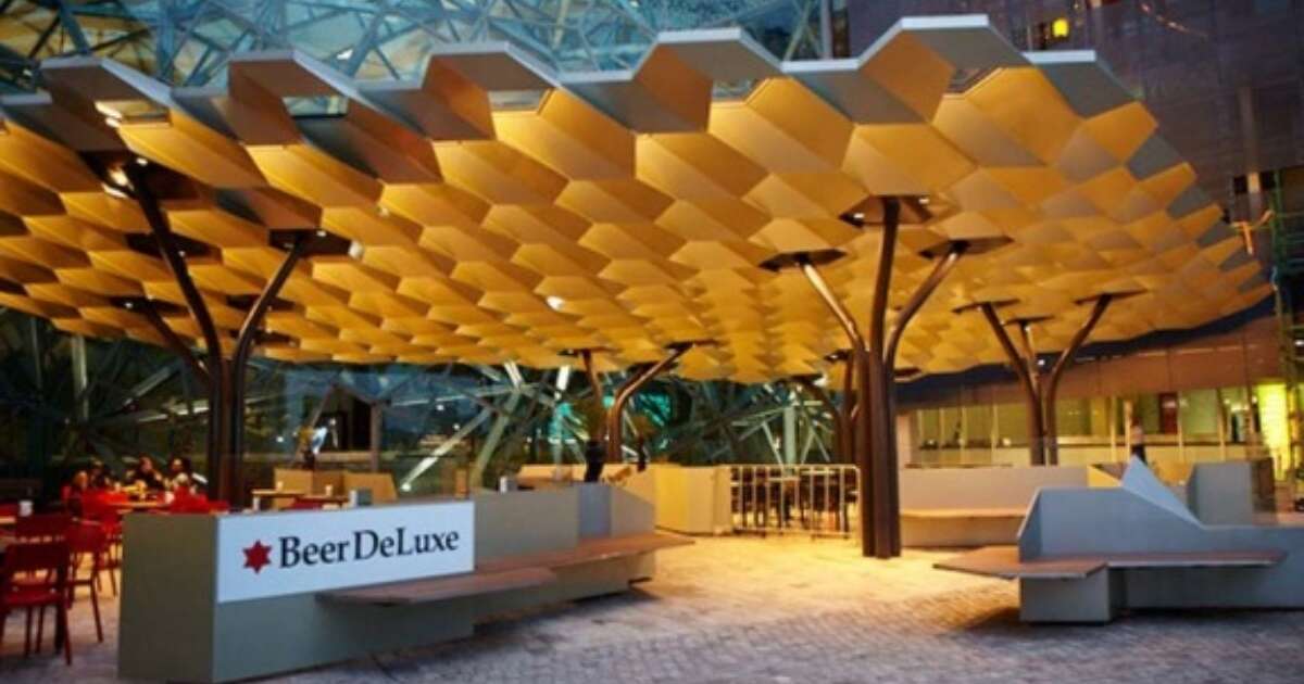 Cloud Canopy Federation Square - Kane Constructions