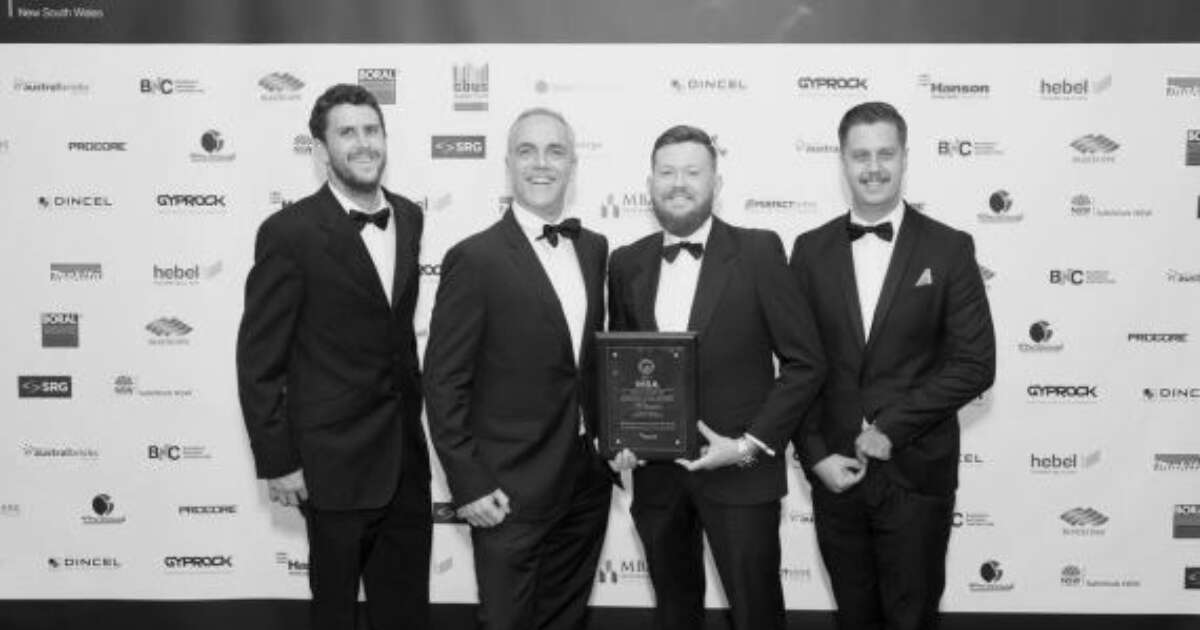 Kane’s Reputation is Building, at 2017 NSW MBA Awards - Kane Constructions