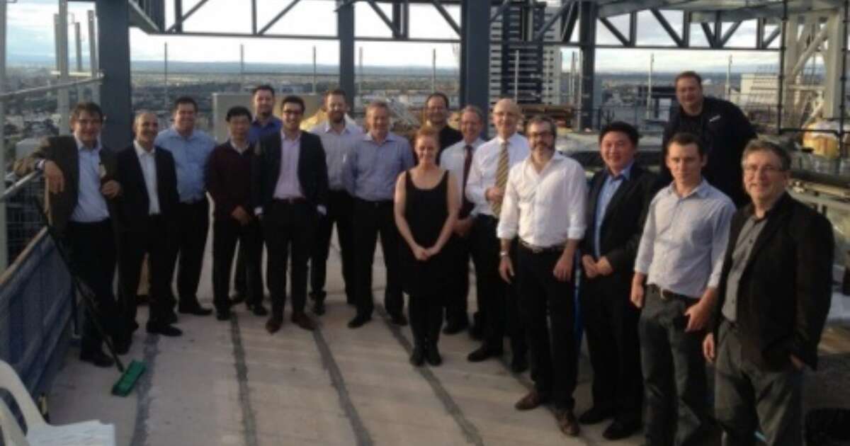 Topping out at Owen Dixon Chambers West - Kane Constructions